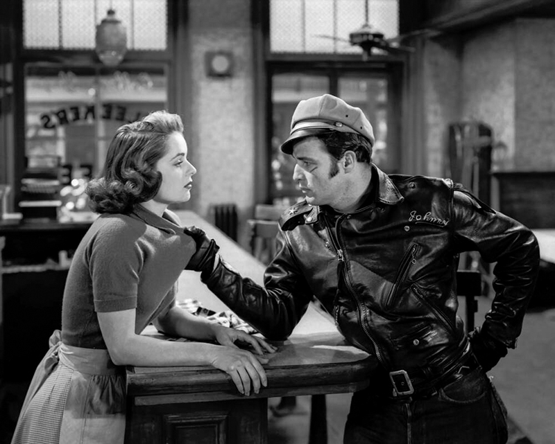 Mary Murphy And Marlon Brando, The Wild One 1953 Directed By Laszlo Benedek